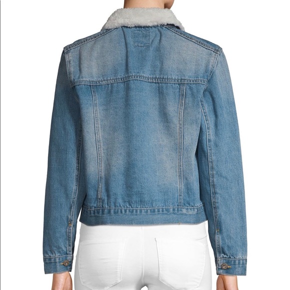 C&C California | Jackets & Coats | Cc California Denim Jacket With Faux ...